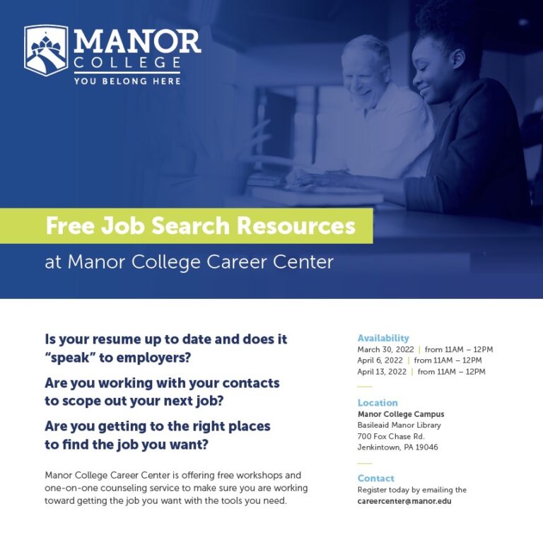 Community Resources - Manor College
