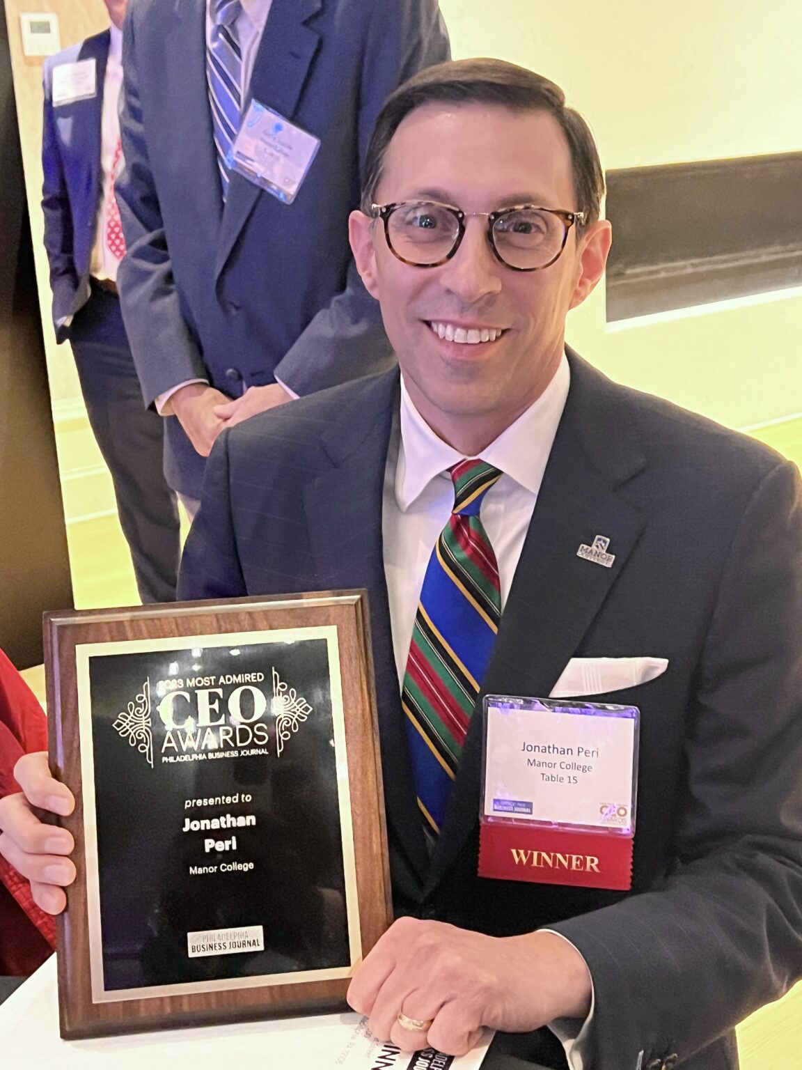 Dr. Jonathan Peri named 2023 Most Admired CEO by Philadelphia Business Journal - Manor College